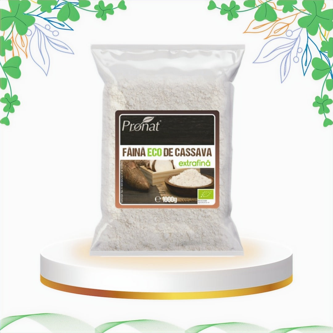 Pronat - Faina Bio de Cassava Extrafina (Tapioca), 1 kg – Plantaver